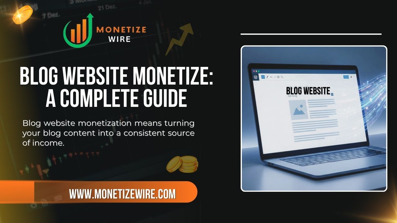 Blog Website Monetize: A Complete Guide - Monetize Wire: Your Web and ...